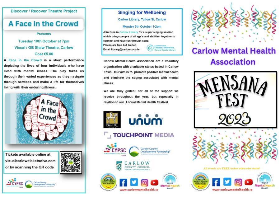 Sing, dance and learn with Carlow Mental Health Association's Mensana Fest