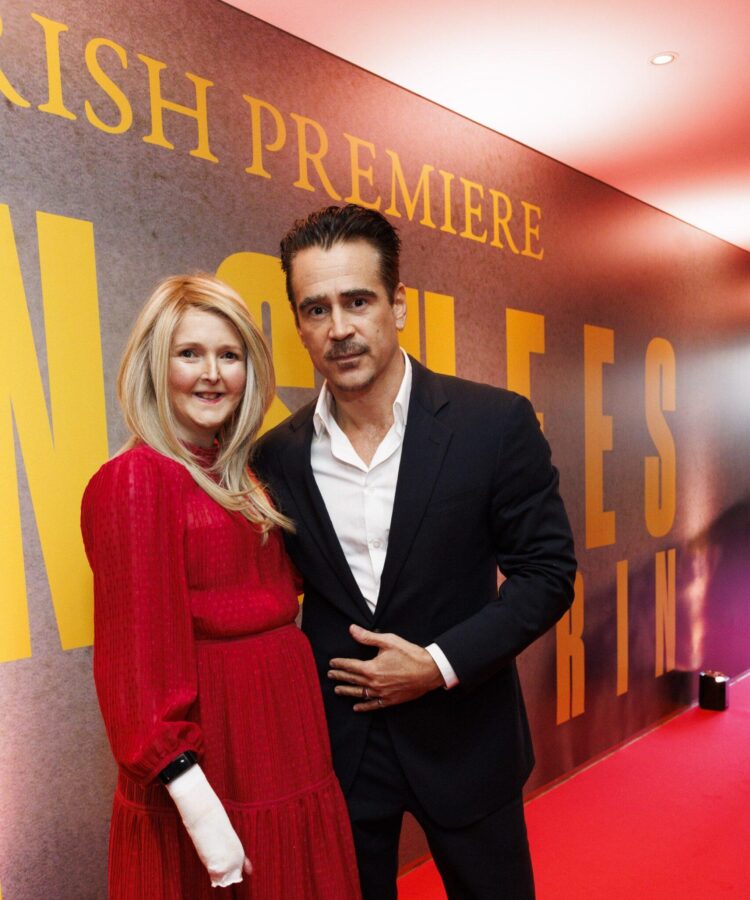 Actor Colin Farrell celebrates Laois friend Emma Fogarty, Ireland's ...