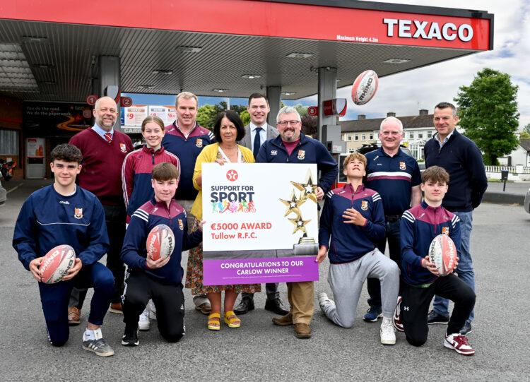Carlow sports club receives county award from Texaco