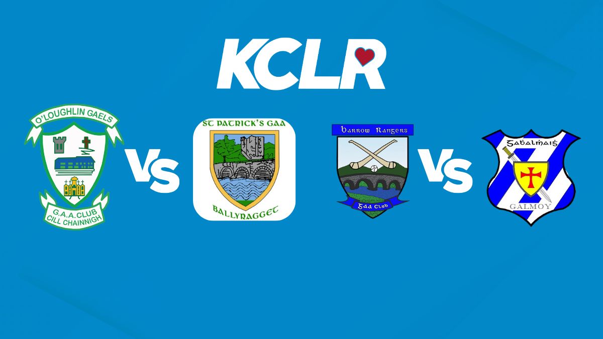 Live hurling: O'Loughlin Gaels v St. Patrick's, Barrow Rangers v Galmoy