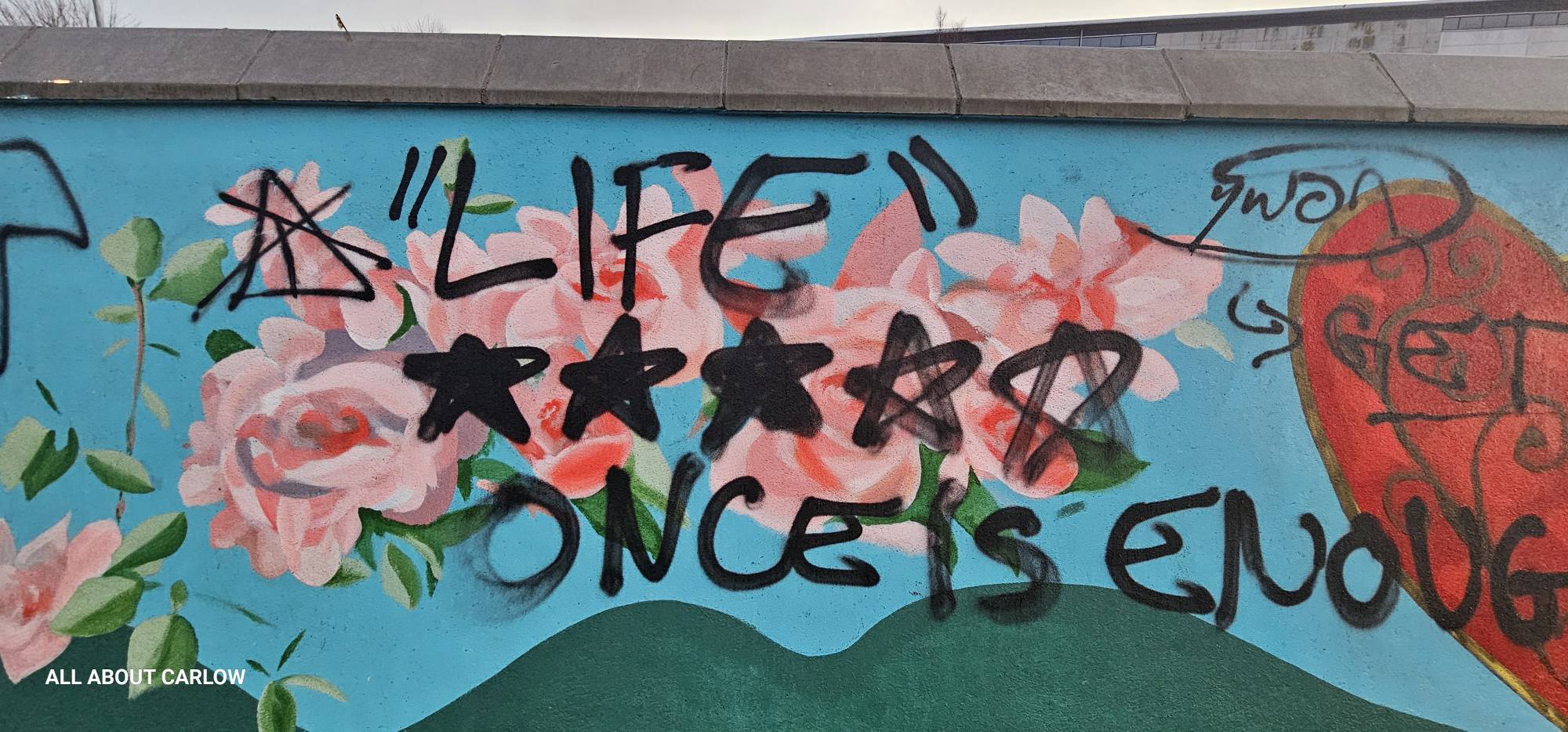 Carlow Mayor Paul Doogue 'disgusted' by defacing of town mural