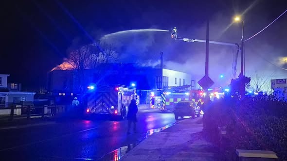 Fire crews tackled overnight blaze in Carlow town