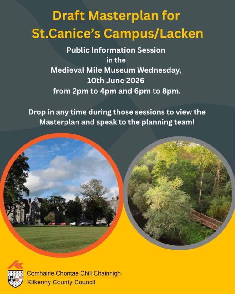 Invite to view and discuss draft masterplan for key Kilkenny city site